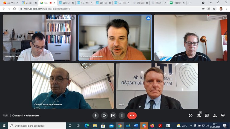 DESPACHOS INTERNOS CGPOA/COLIC/FPESP/DINFRA/ITI 03/09/2021 11:00hs ...