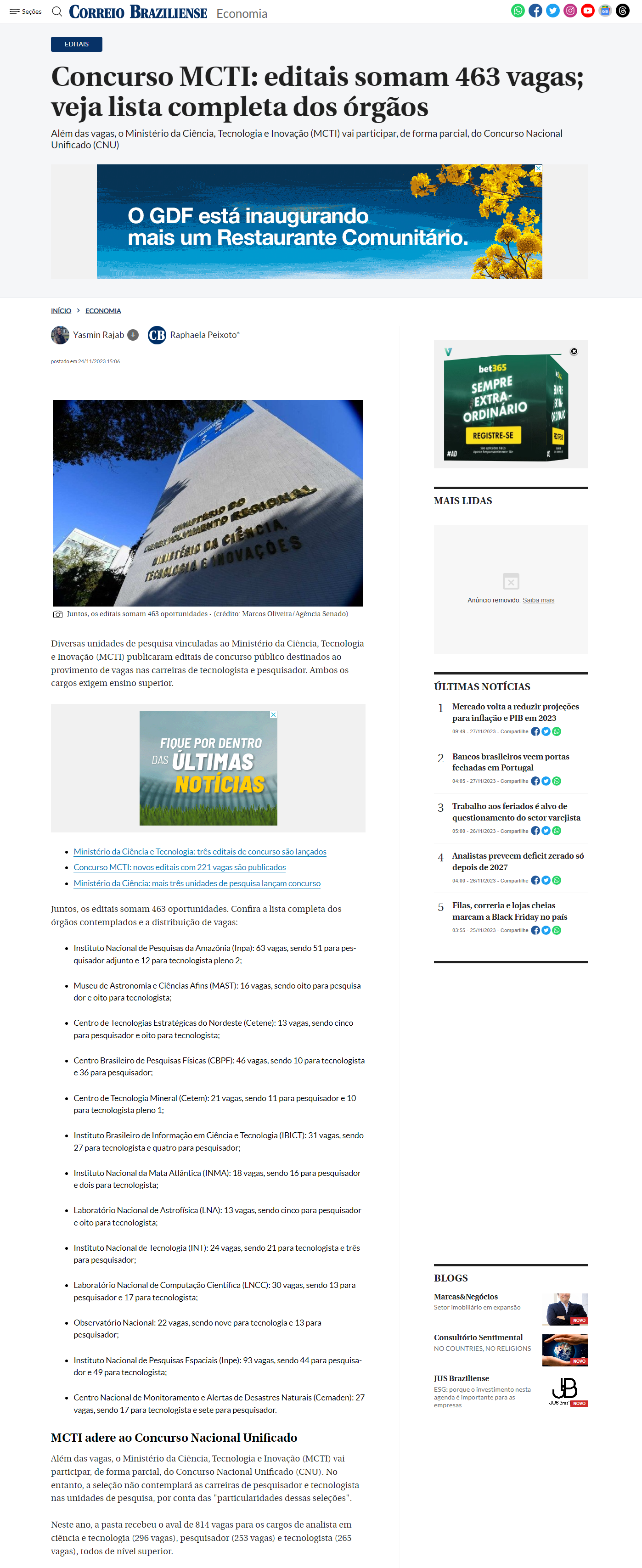 Correio Mcti Gov Br - BRAINCP