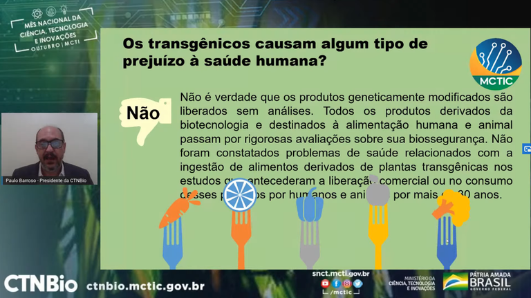 “Nenhum alimento é tão bem avaliado em relação à segurança quanto os ...