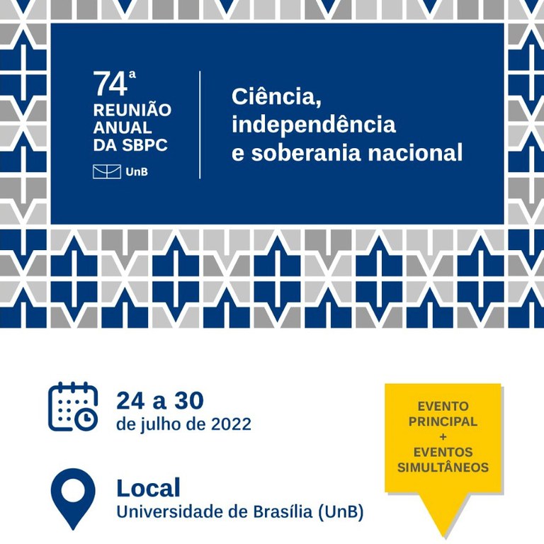MCTI participa da 74ª Reunião Anual da Sociedade Brasileira para o ...