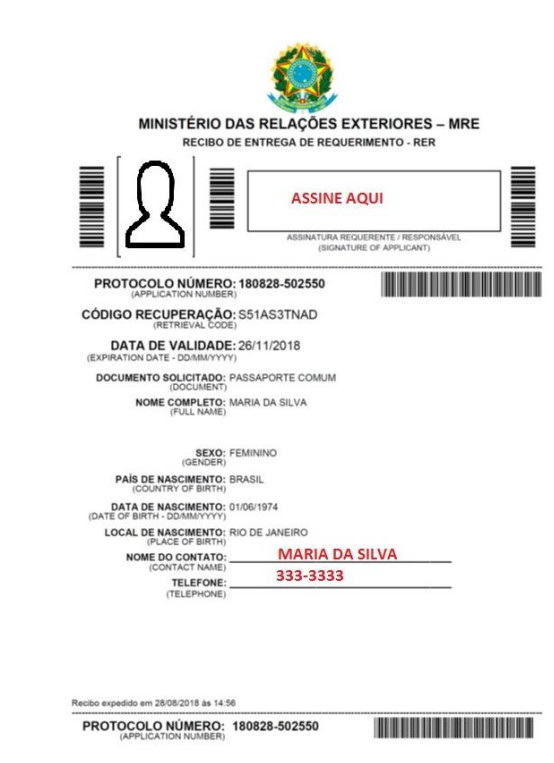 Passaporte e ARB — Ministério das Relações Exteriores