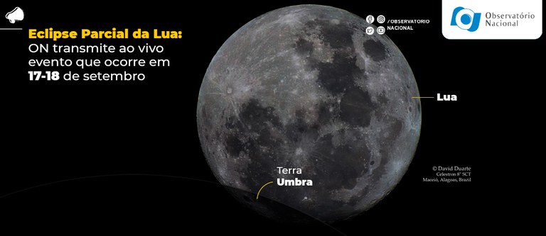 Eclipse Parcial da Lua: ON transmite ao vivo evento que ocorre em 17-18 de setembro ...