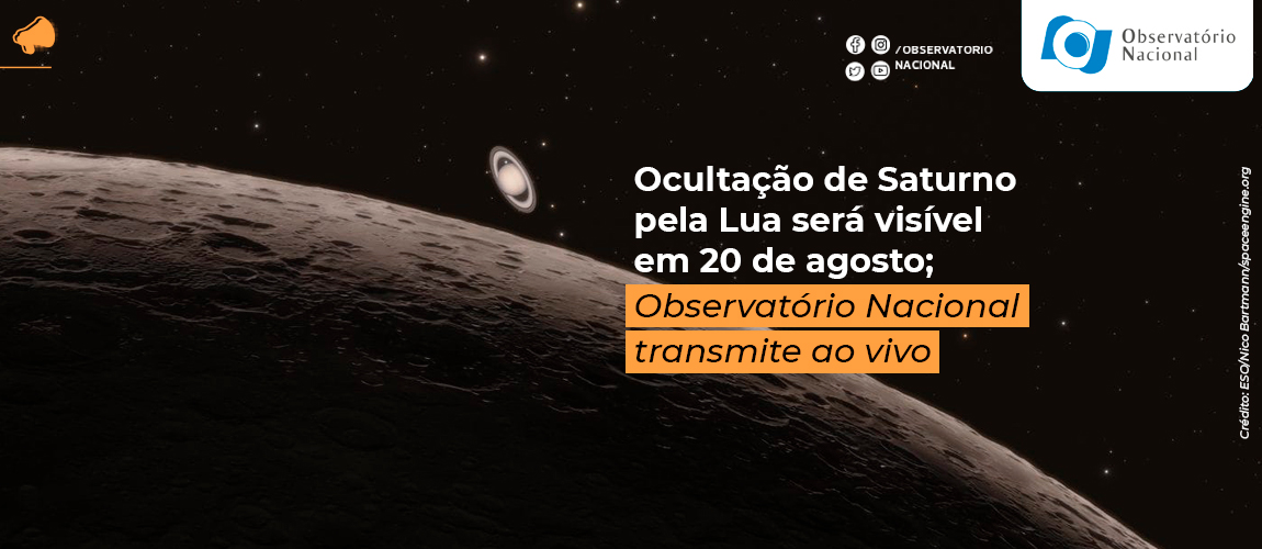 Ocultação de Saturno pela Lua será visível em 20 de agosto ...