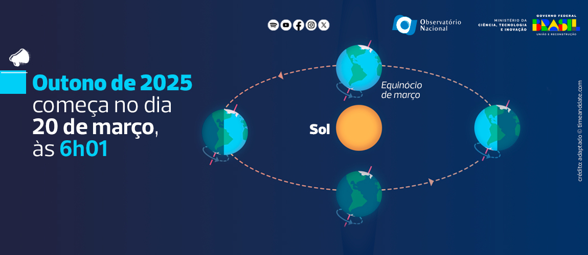 Outono de 2025 começa no dia 20 de março, às 6h01 — Observatório Nacional