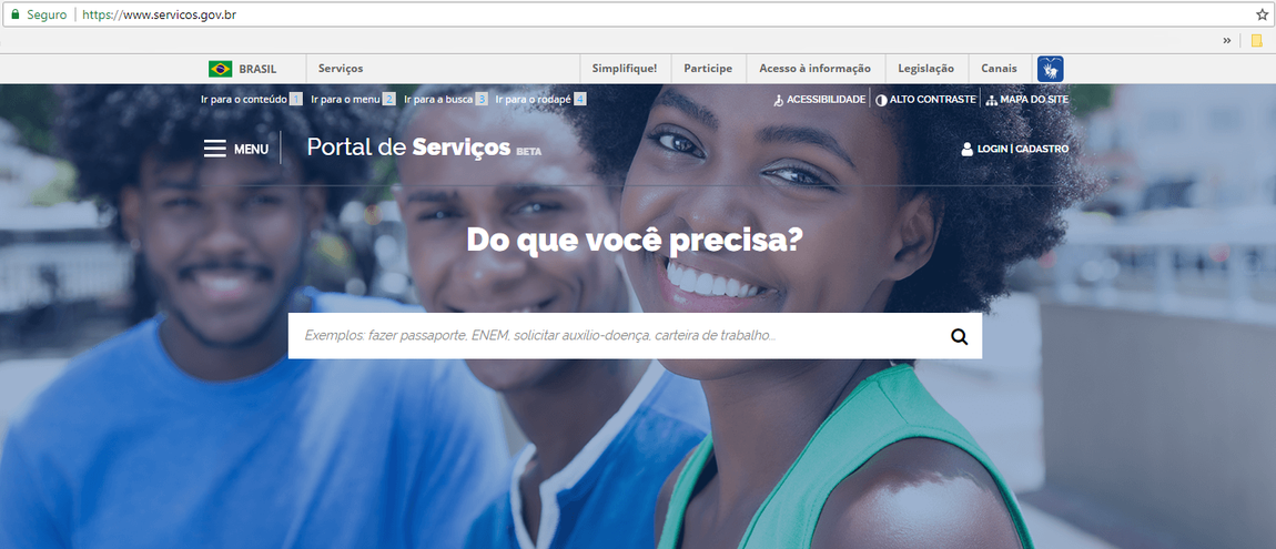 Portal de Serviços centraliza informações sobre serviços públicos ...