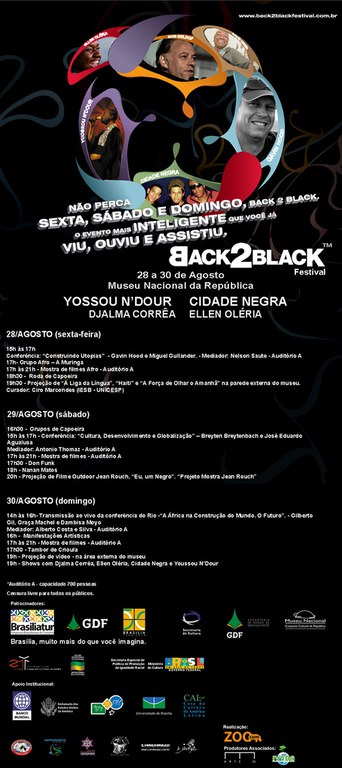 BACK 2 BLACK celebra a importância da cultura afro !! — Fundação ...