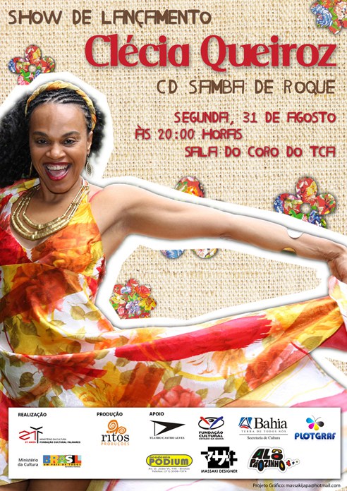 HOJE: Clécia Queiroz lança CD nos 21 anos da Palmares — Fundação ...