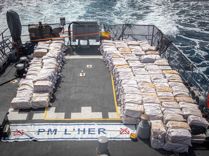 Operação de cooperação policial internacional apreende 4,7 toneladas de ...