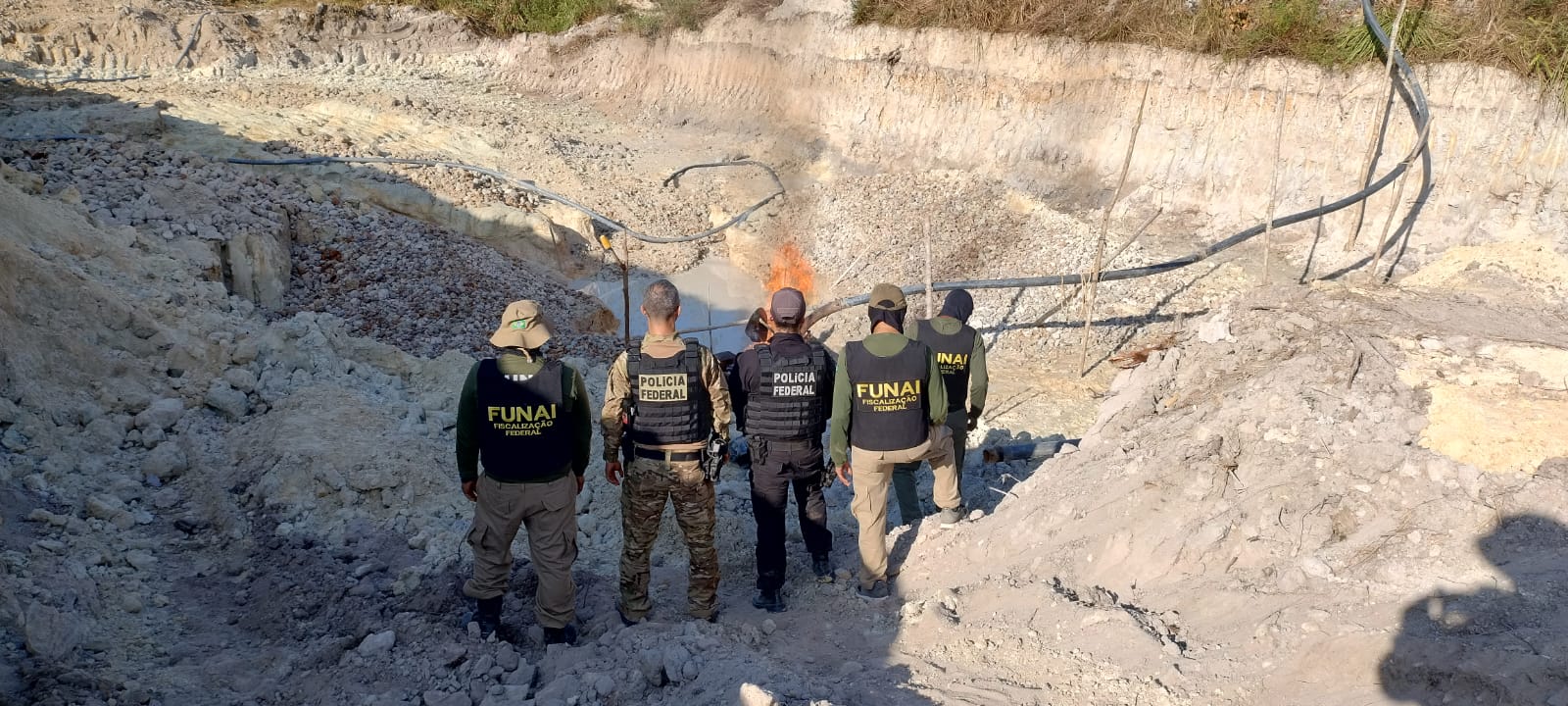 PF fecha garimpo em terra Kayapó — Polícia Federal