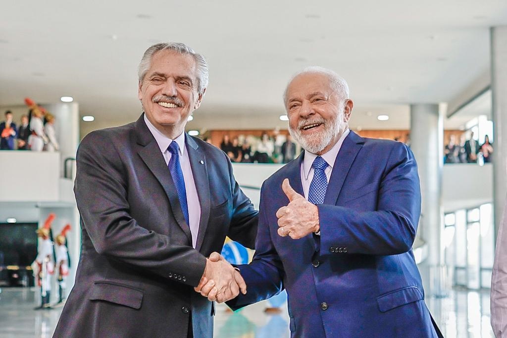 Presidente Lula recebe Alberto Fernández e celebra integração com a ...