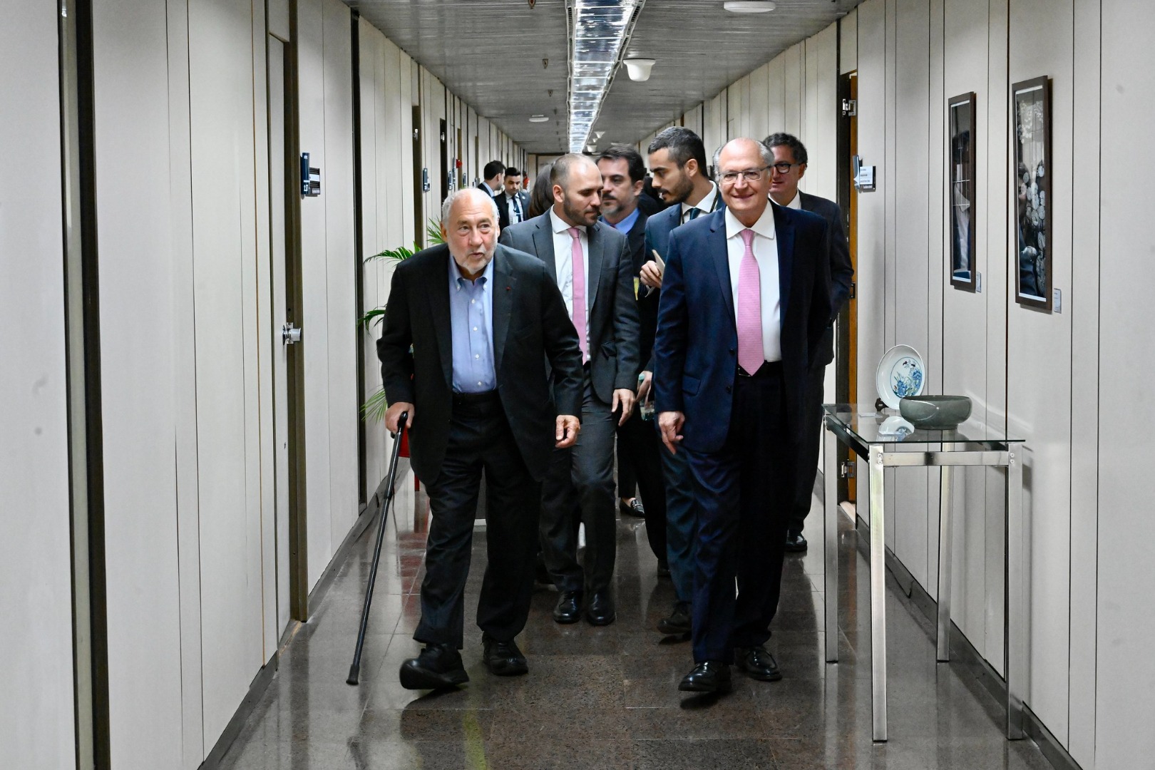 Alckmin recebe Joseph Stiglitz, ganhador do Prêmio Nobel de Economia — Planalto