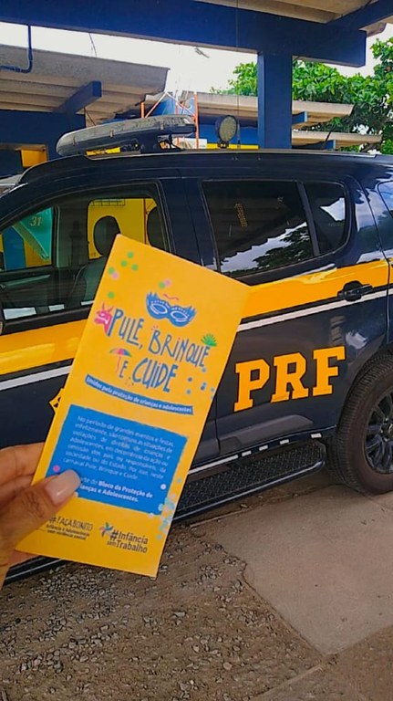 Panfletagem e Blitz educativa marcam a campanha “Pule, Brinque e Cuide ...