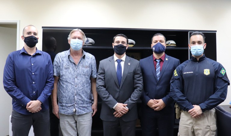 Superintendente da PRF recebe visita do Prefeito de Domingos Martins — Polícia Rodoviária Federal