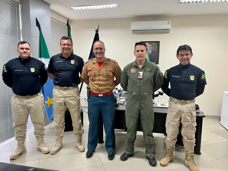 Superintendente da PRF/MS recebe visita institucional do Corpo de Bombeiros Militar de Mato ...