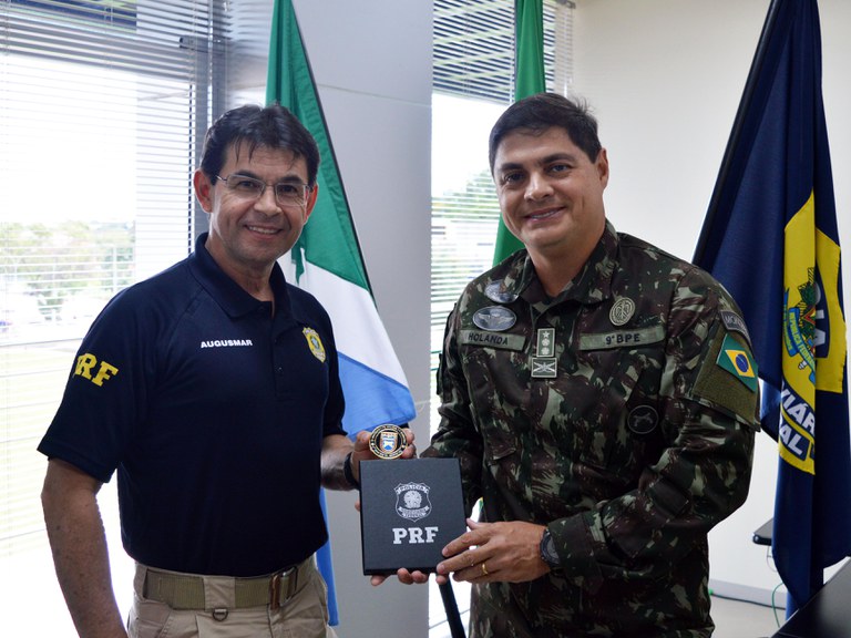 Superintendente substituto da PRF/MS recebe visita do Comandante do 9º BPE — Polícia Rodoviária ...