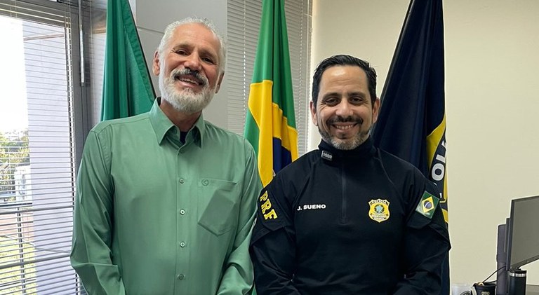 Superintendente da PRF/MS recebe visita do superintendente regional do Ministério da Saúde ...