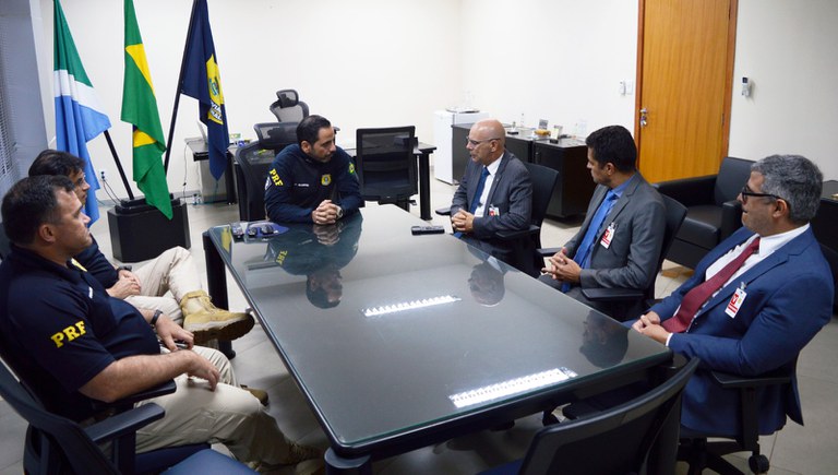 Superintendente da PRF/MS recebe visita do superintendente da PF/MS — Polícia Rodoviária Federal