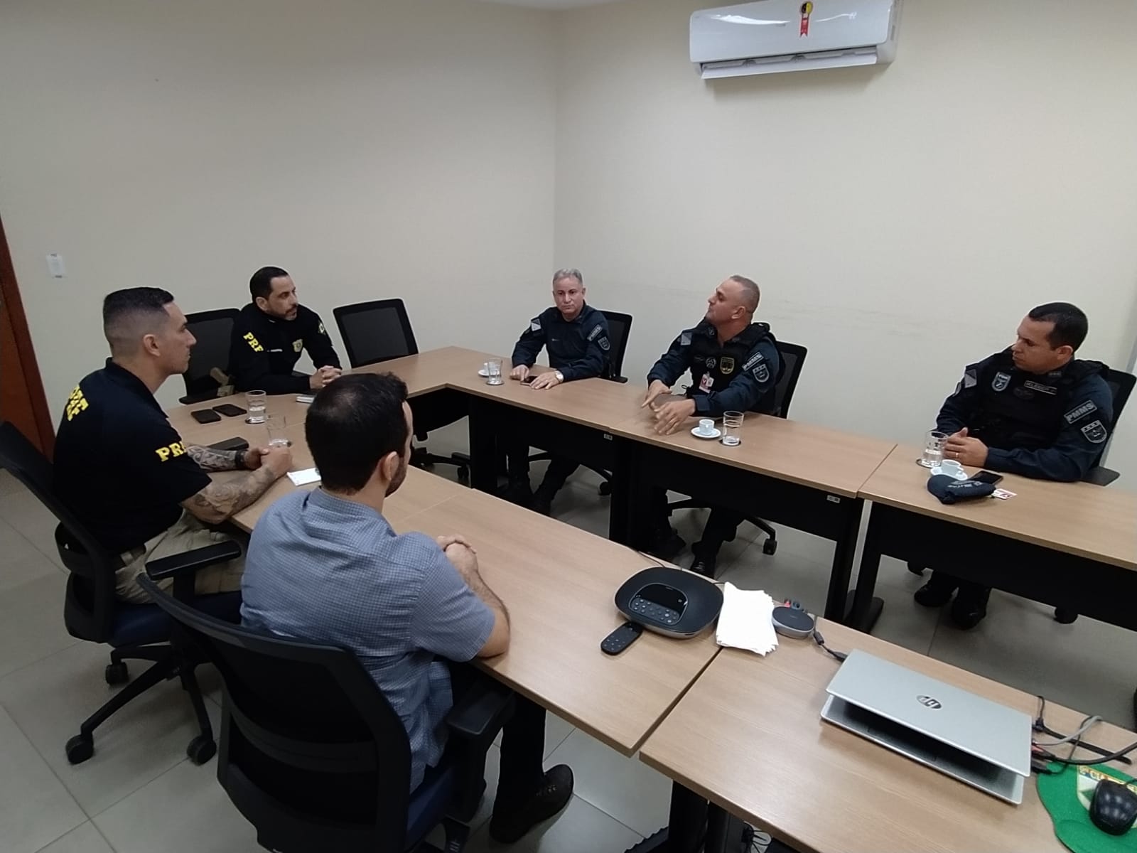 Superintendente da PRF/MS recebe visita do comandante do CPRv — Polícia Rodoviária Federal