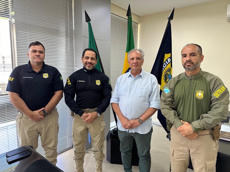 Superintendente da PRF/MS recebe visita de Diretor-Presidente do Detran/MS — Polícia Rodoviária ...