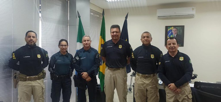 Superintendente recebe a visita do Comandante do Batalhão de Polícia Militar de Trânsito ...