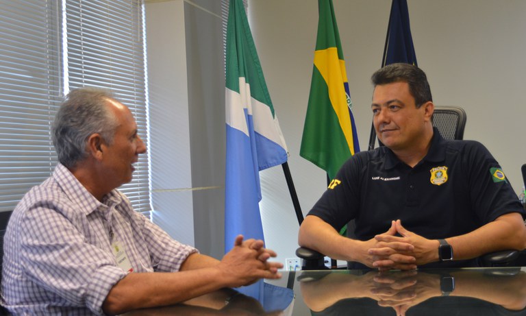 Superintendente da PRF/MS recebe visita do Diretor-presidente do Detran/MS — Polícia Rodoviária ...