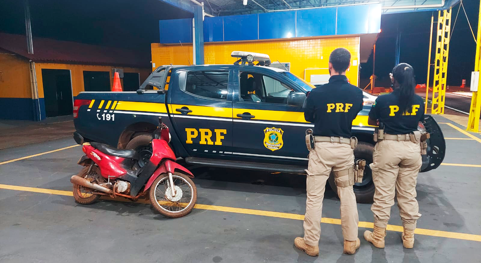 PRF recupera motocicleta com registro de furto — Polícia Rodoviária Federal