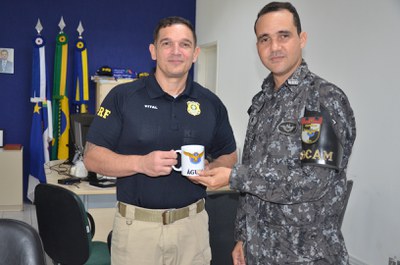 PRF recebe visita institucional do Comandante da ROCAM/PE — Polícia Rodoviária Federal