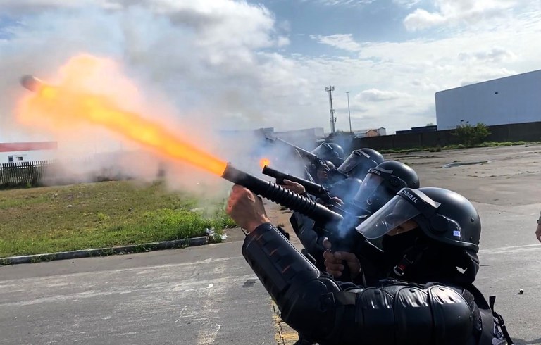 Força de Choque da PRF realiza nivelamento técnico no Rio Grande do Sul ...