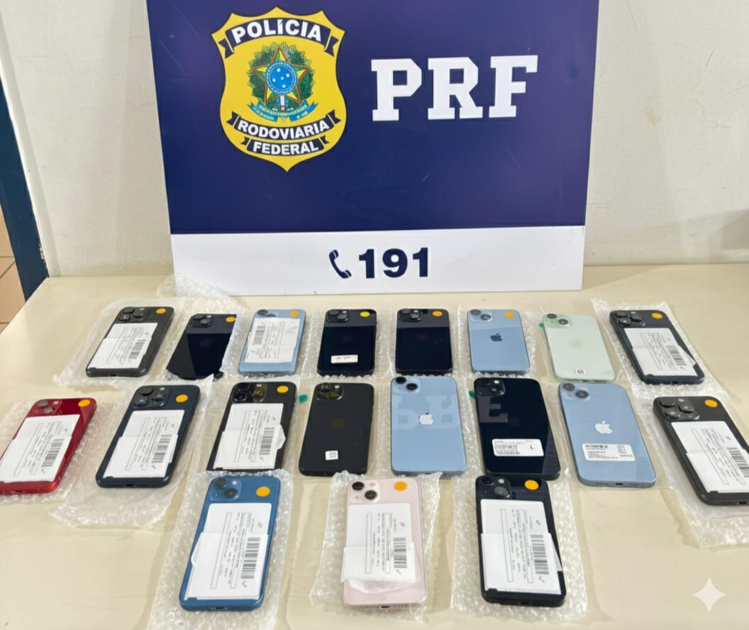 PRF em Rondônia apreende carga de celulares avaliada em mais de setenta ...