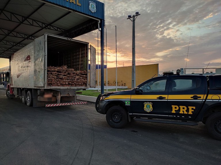 PRF apreende 17 m³ de madeira transportados ilegalmente no norte do ...