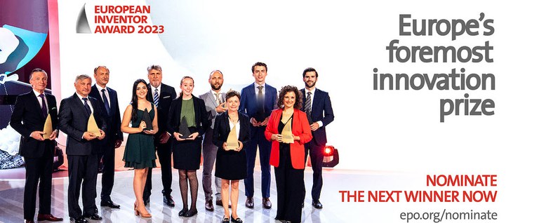 European Inventor Award 2023 — Propriedade Intelectual