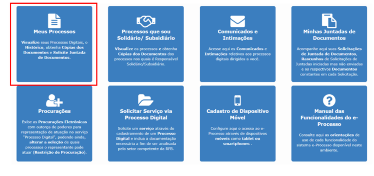 processo digital 2 — Receita Federal