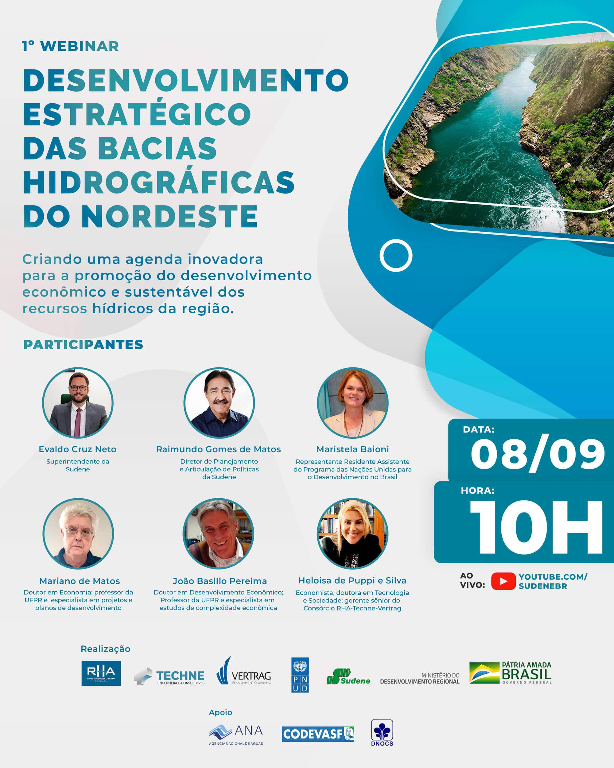 I webinar: desenvolvimento estratégico das bacias hidrográficas do ...